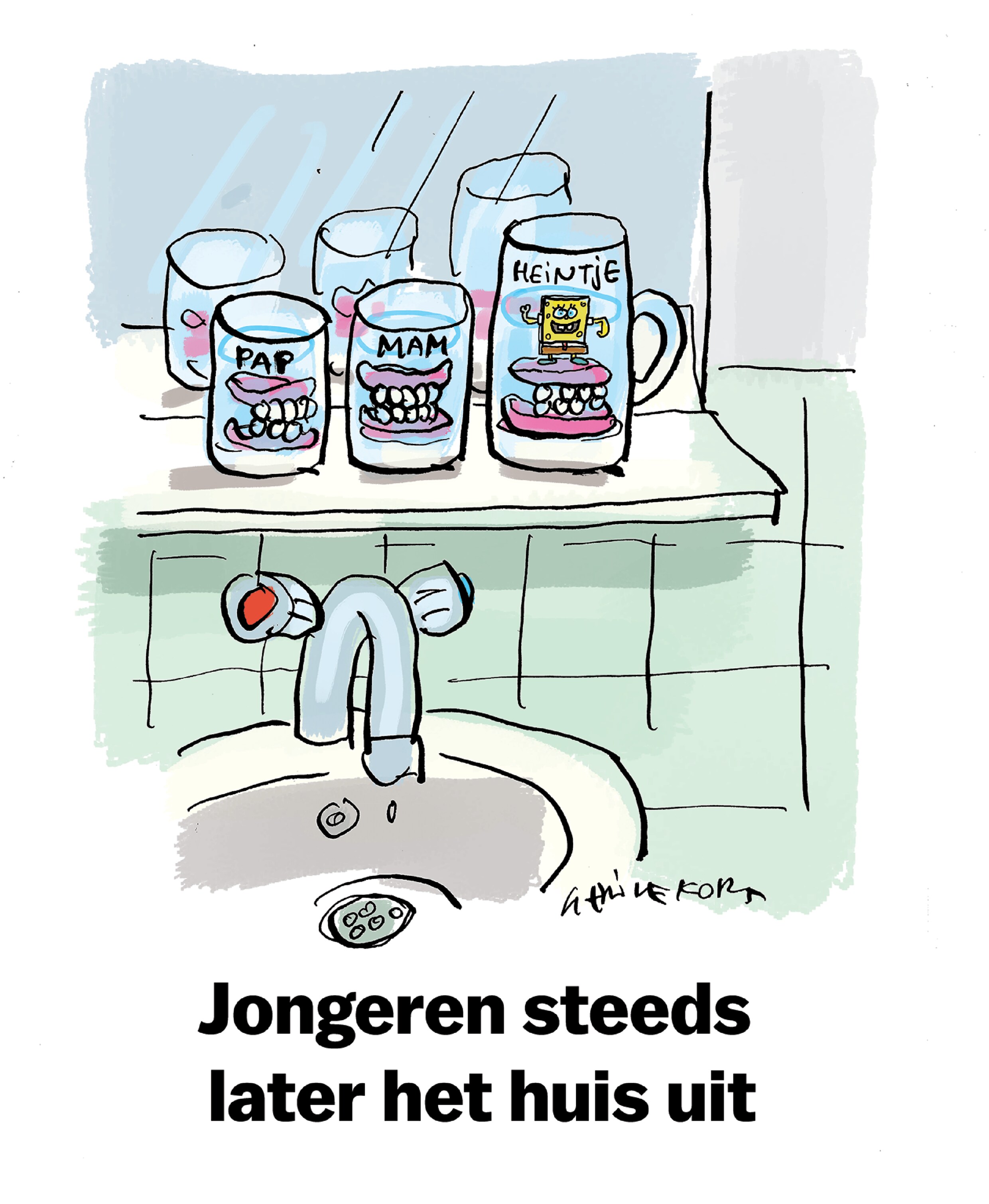 Bekijk hier alle cartoons van Hein de Kort | Het Parool