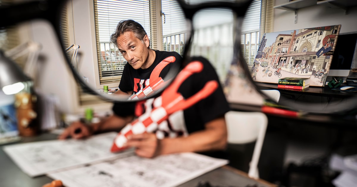 Striptekenaar Peter van Dongen: ‘Ik teken alles analoog, alleen bij het ...