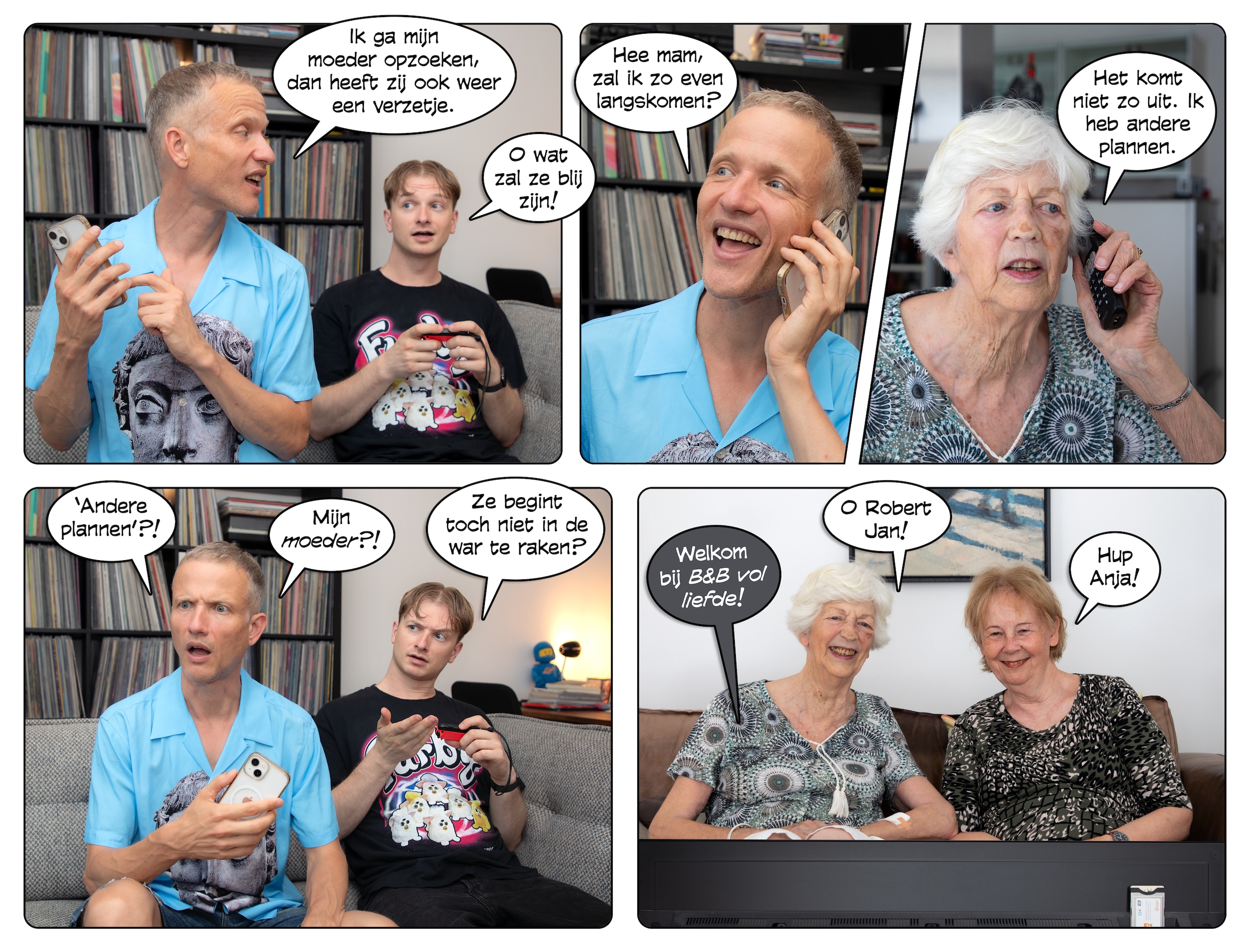 Alle fotostrips van Ype Driessen bij elkaar: humoristisch en herkenbaar | Het Parool