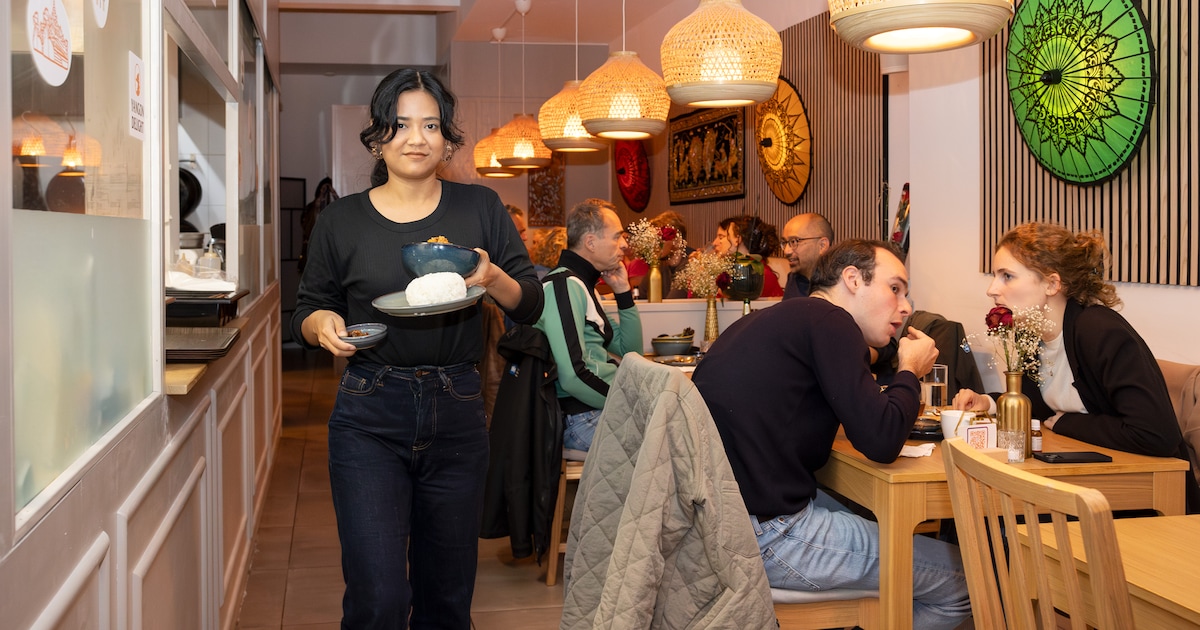 Het eten bij Yangon Delight beviel Mara Grimm zo goed, dat ze twee dagen later alweer ...