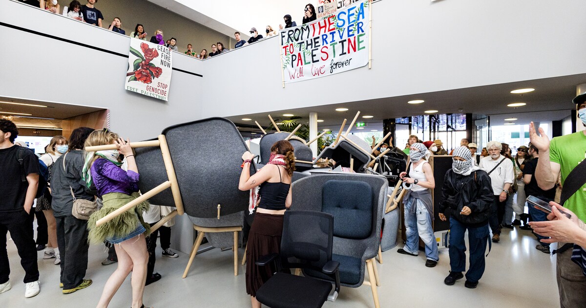 FNV dreigt met staking bij UvA om recht op demonstratie en eist ...