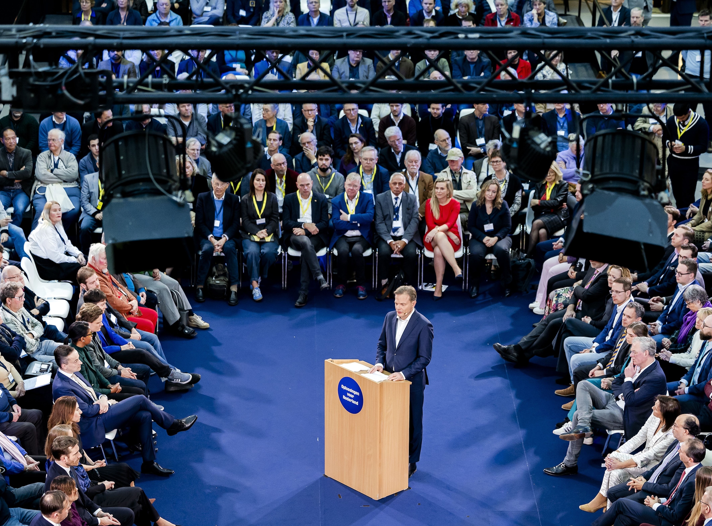 Pieter Omtzigt op congres over opgestapte NSC-Kamerleden: ‘Ik begrijp ...