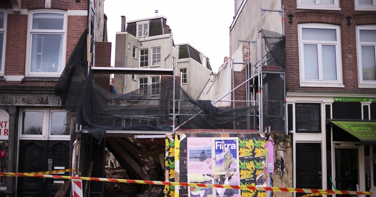 Pand aan de Amstel is deels ingestort tijdens werkzaamheden, een ...