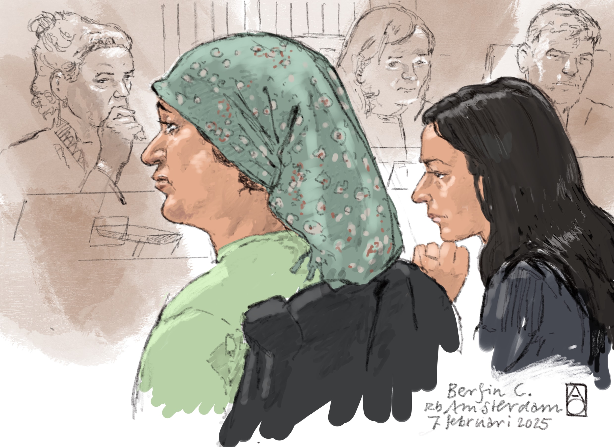 Berfin Ç. veroordeeld tot zes jaar cel voor doodsteken oma in woning ...