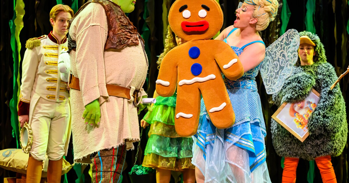 Recensie: Het decor is verzorgd, de draak prachtig – maar musical Shrek ...