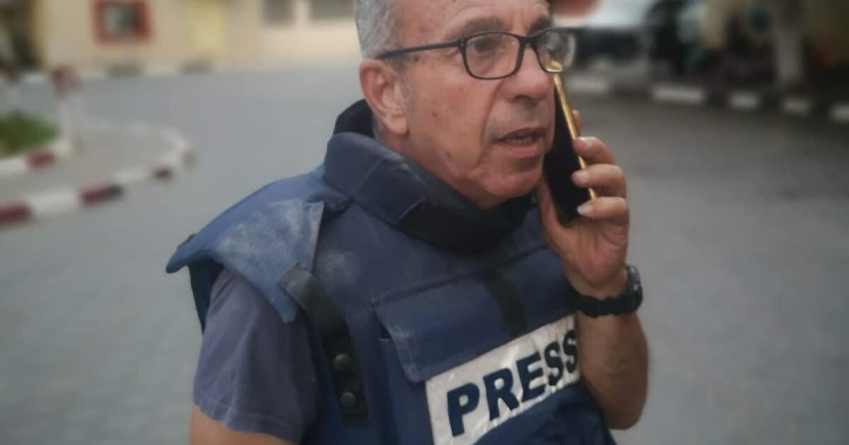 Palestijnse journalist Sami al-Ajrami spreekt zaterdag in De Balie ...