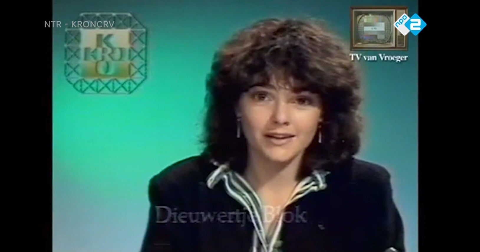 Toen Dieuwertje Blok in 1980 op de buis verscheen, kreeg haar zus de ...