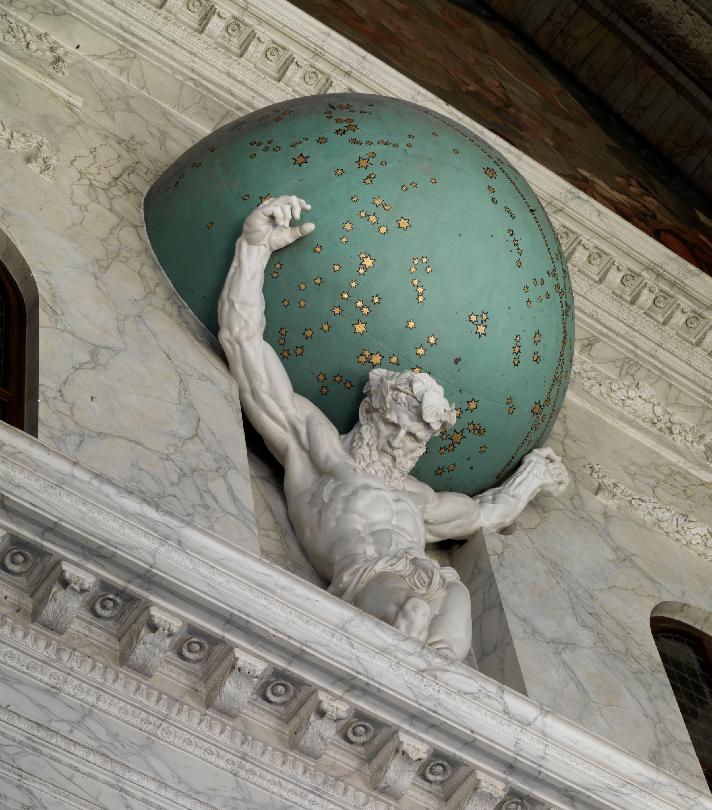 Artus Quellinus maakte honderden marmeren beelden voor het Paleis op de ...