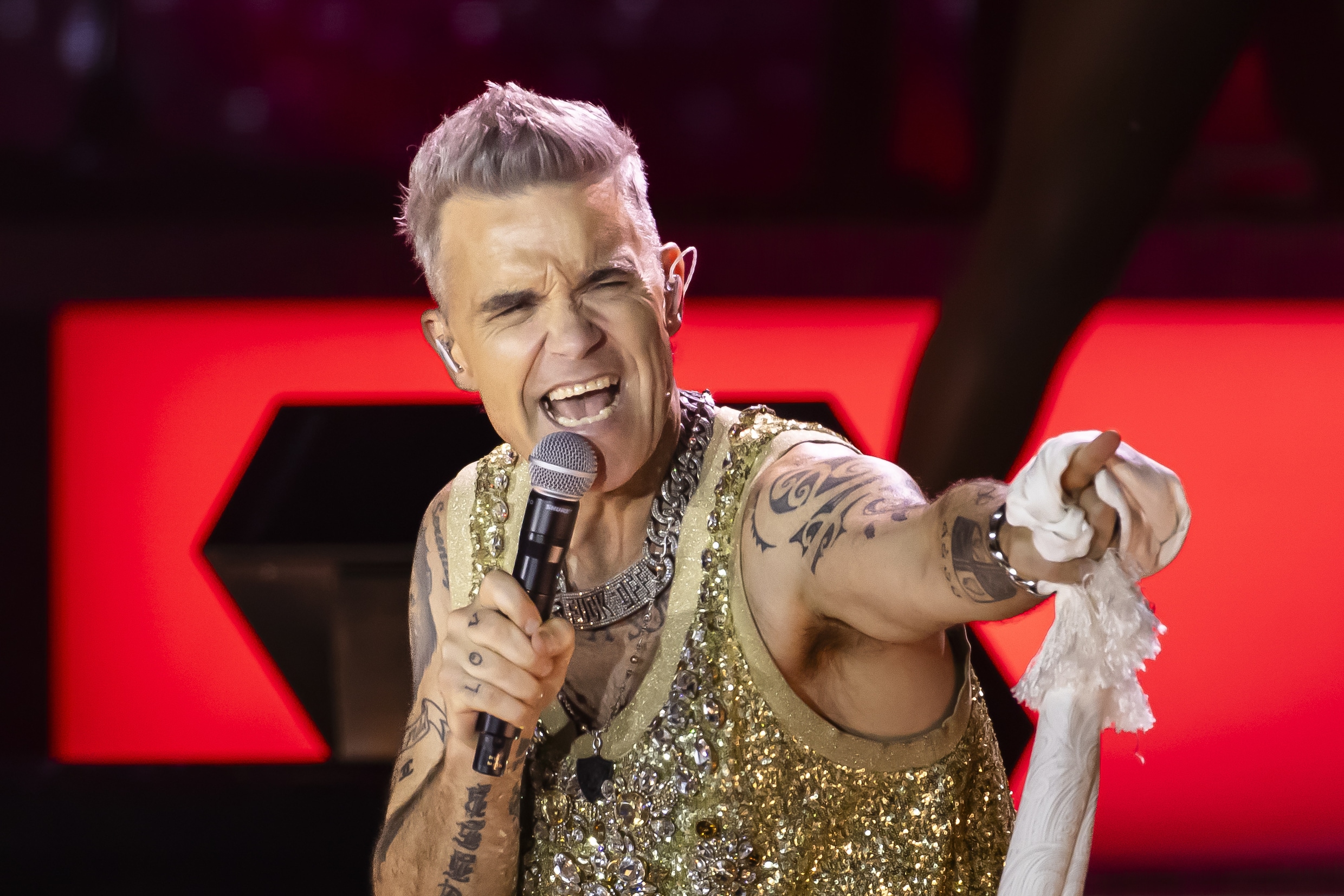 Recensie: Robbie Williams in de Johan Cruijff Arena | Het Parool