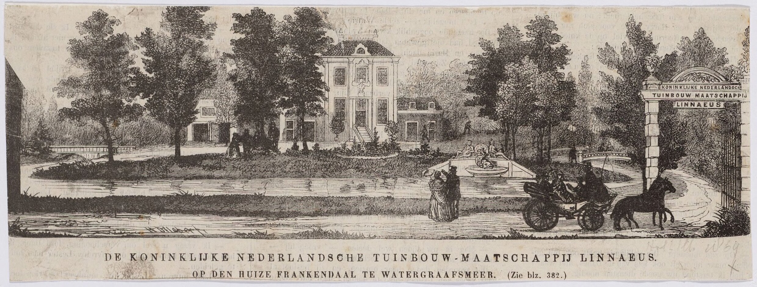 Een bezoek aan Frankendael was voor de welgestelde burgerij in de 19de ...