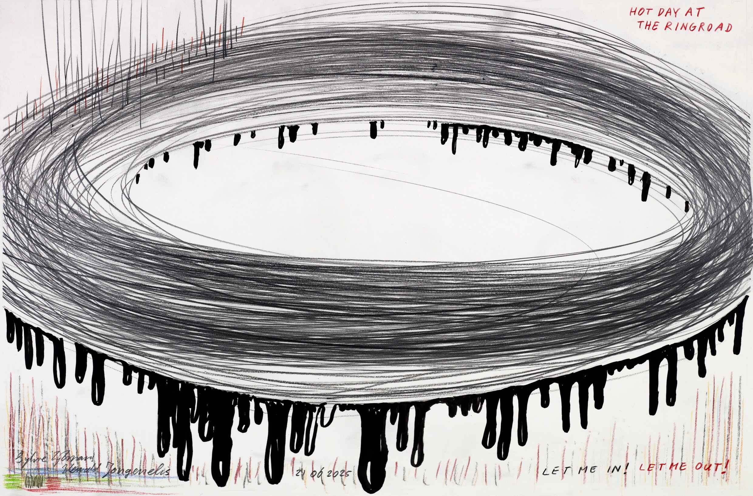 Stadstekenaars tekenen de Ring in Amsterdam | Het Parool