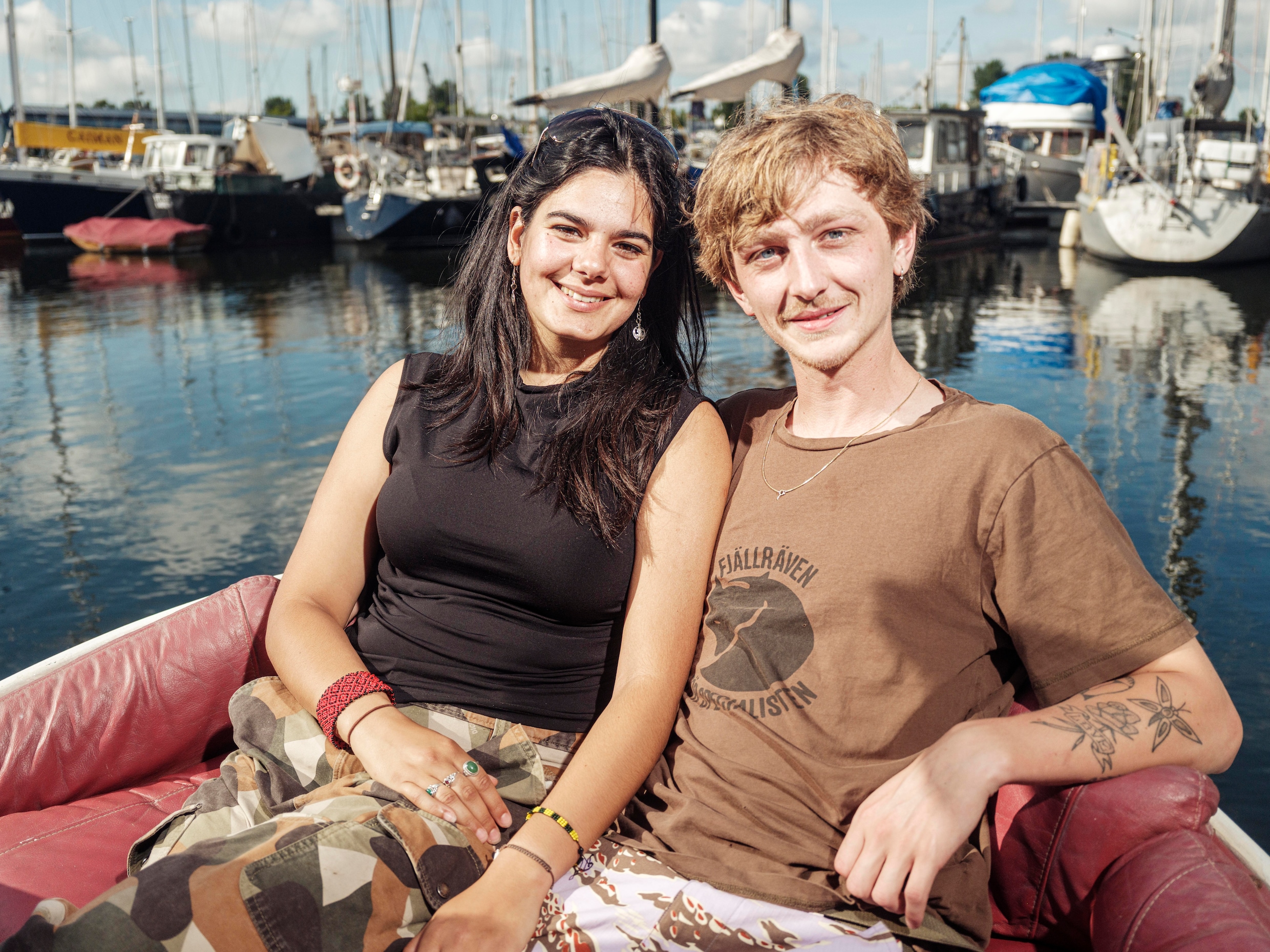 Daan (25) en Anna (24) wonen samen op een bootje: ‘In de zomer is het ...