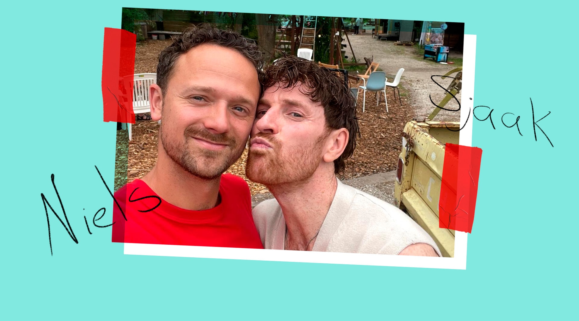 Sjaak (36) en Niels (33) kwamen elkaar tegen op Milkshake Festival: ‘Ik ...