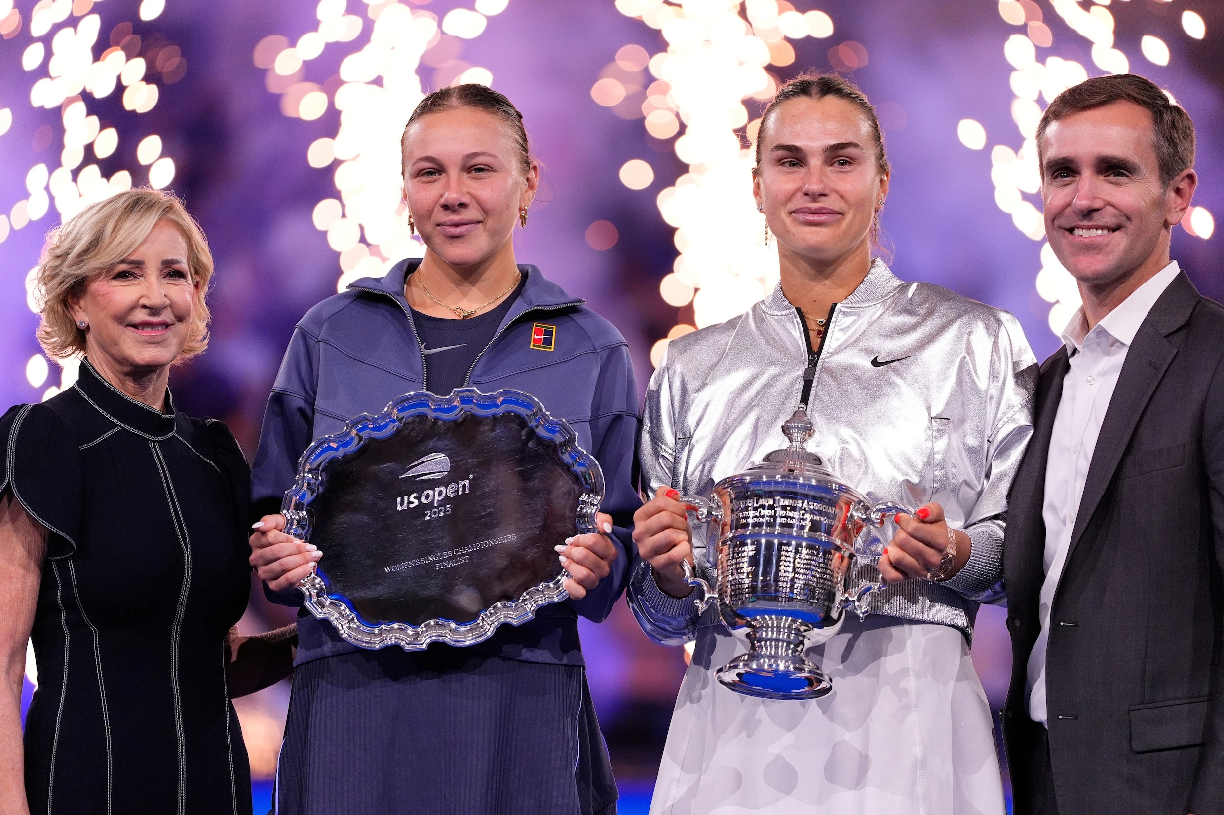 Aryna Sabalenka wint na stevig potje powertennis voor tweede keer op rij US Open | Het Parool