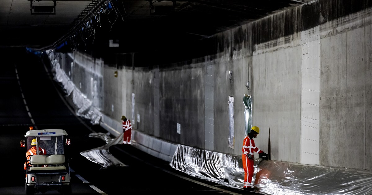 Tweede Coentunnel gaat na maanden van onderhoud zaterdagmiddag open | Het Parool