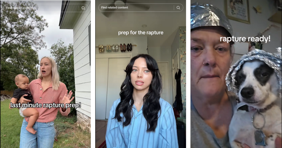 Met een aluhoedje op zette TikTok zich schrap voor het einde der tijden ...
