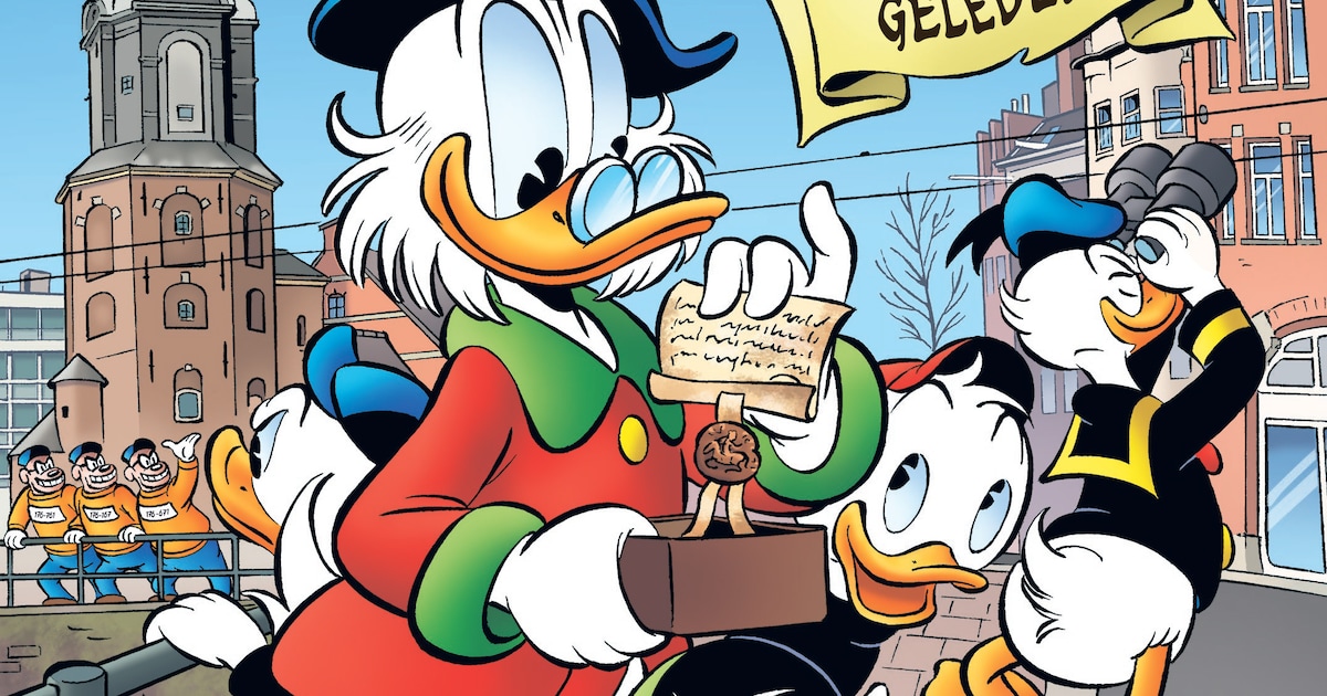 Donald Duck brengt speciale editie voor 750 jaar Amsterdam uit: op jacht naar het ‘Wolprivilege ...