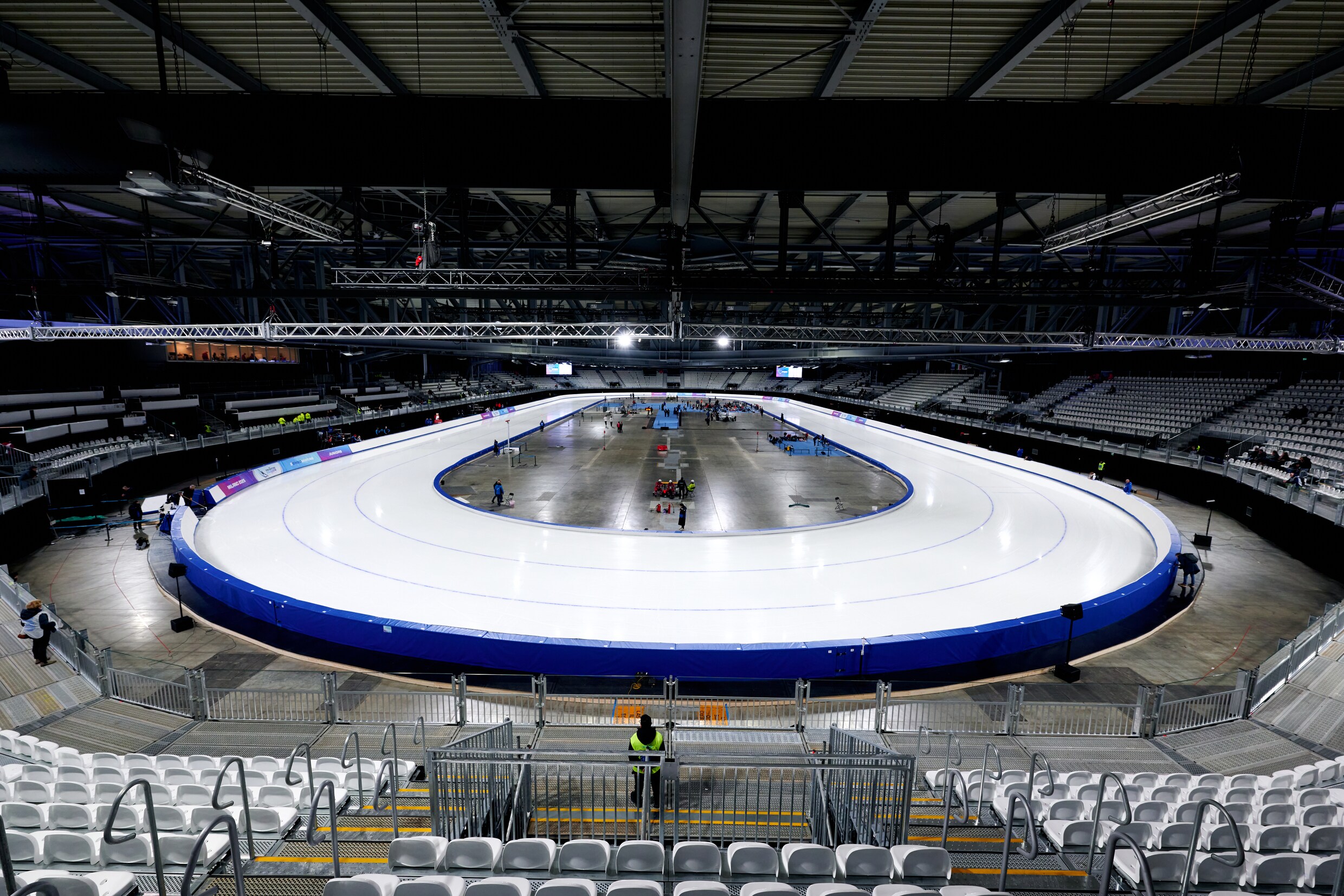 Het olympische ijs ziet er fantastisch uit, maar is zwaar en langzaam ...