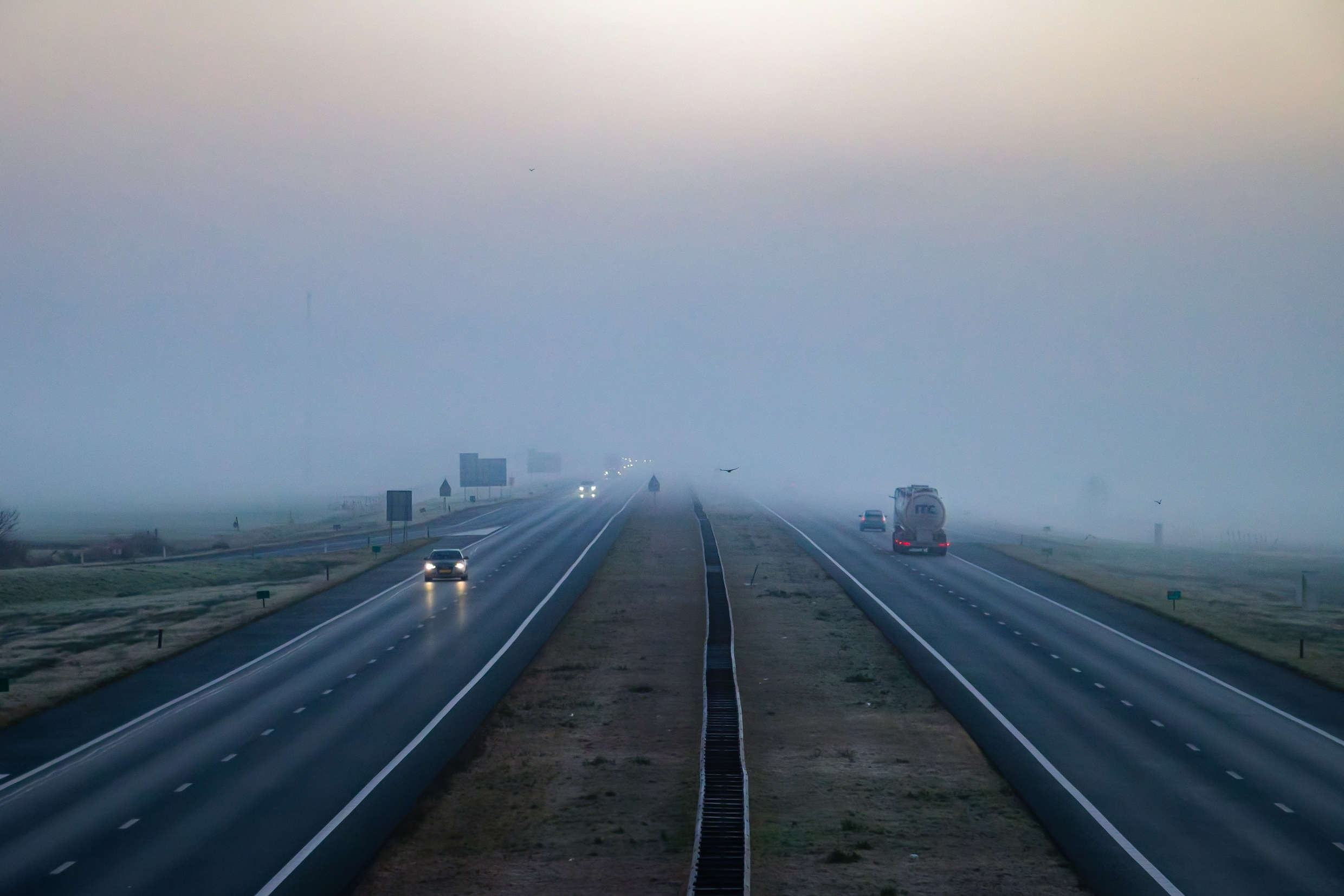 Code geel wegens mist en gladheid in zuiden en midden van het land ...
