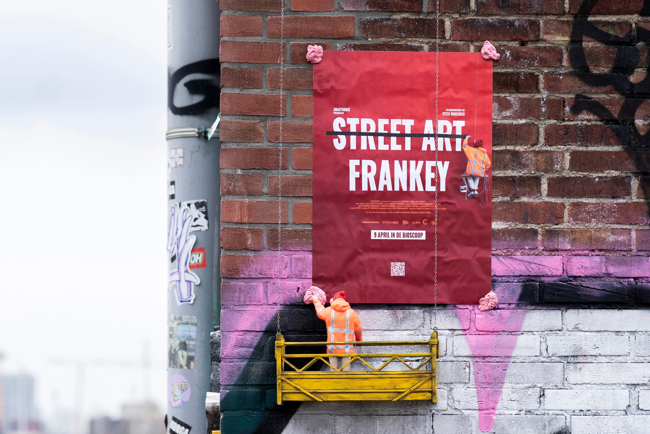 Heb je dit kunstwerk van Streetart Frankey al gespot? | Het Parool