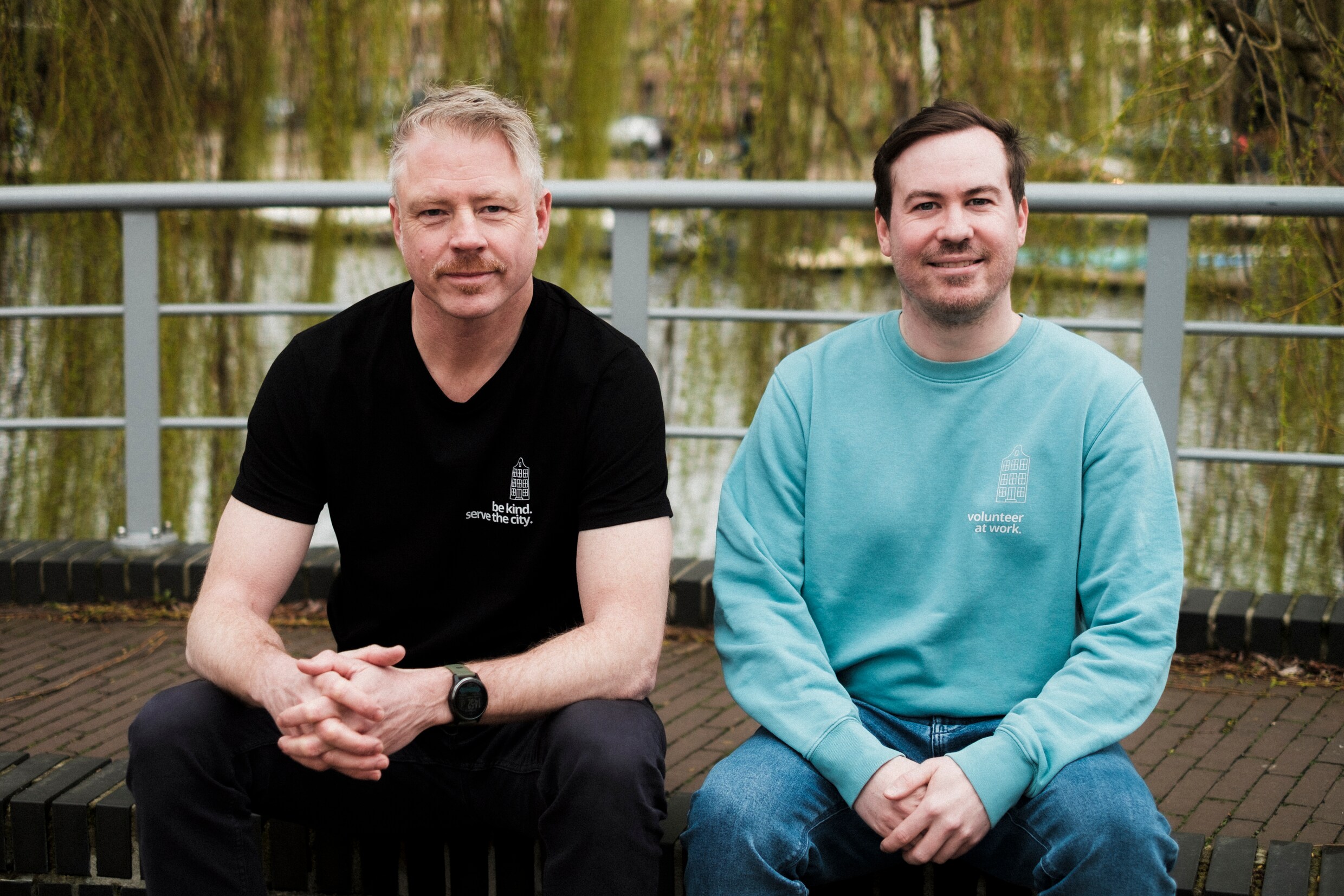James (55) and Billy (33) lay floors for those who can’t: ‘We are ...