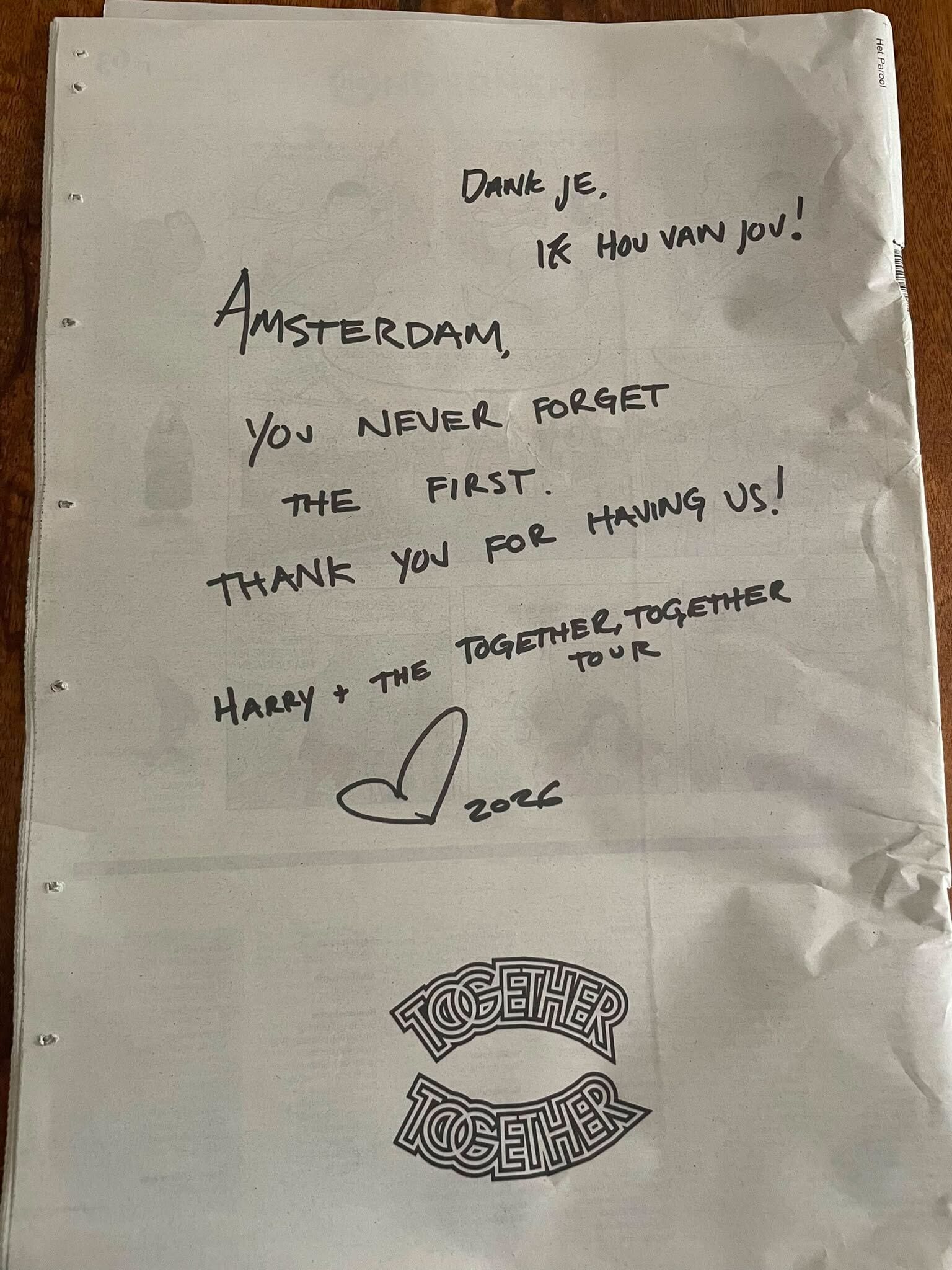 Harry Stylesfans maken verzamelobject van Het Parool: ‘Mijn vader heeft ...