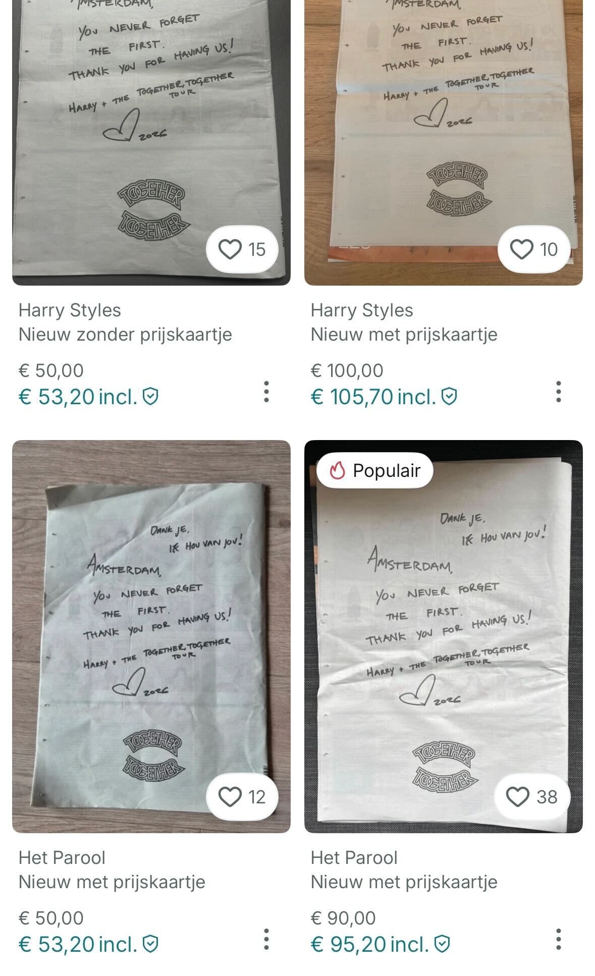 Harry Styles-fans maken verzamelobject van Het Parool: ‘Mijn vader ...