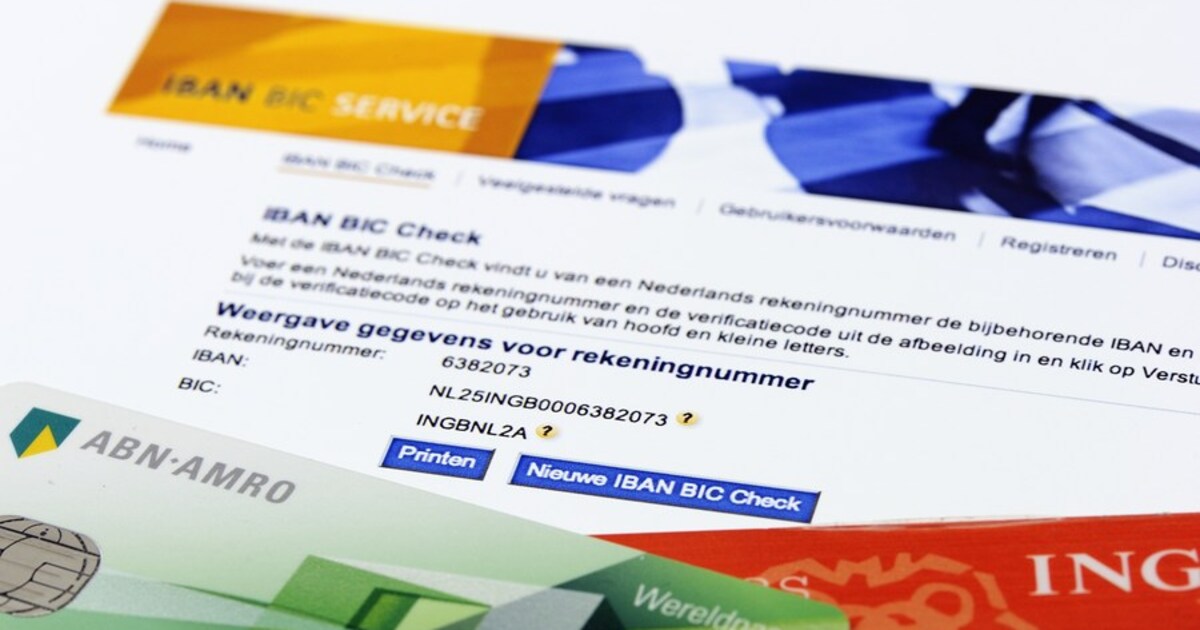 'Bank moet zelf IBAN-nummers checken' | Het Parool