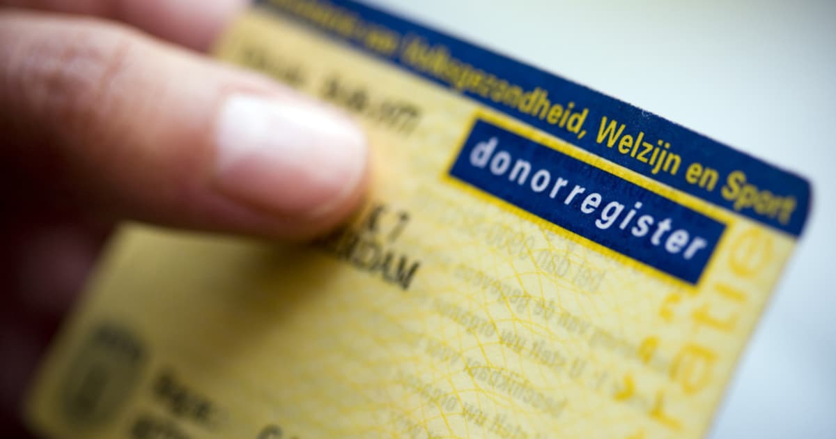 20 procent van de Amsterdammers is orgaandonor | Het Parool