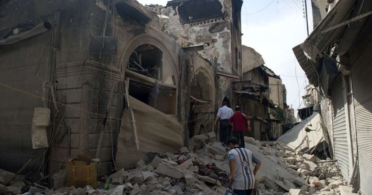 Grote brand verwoest Werelderfgoed-markt in Aleppo | Het Parool