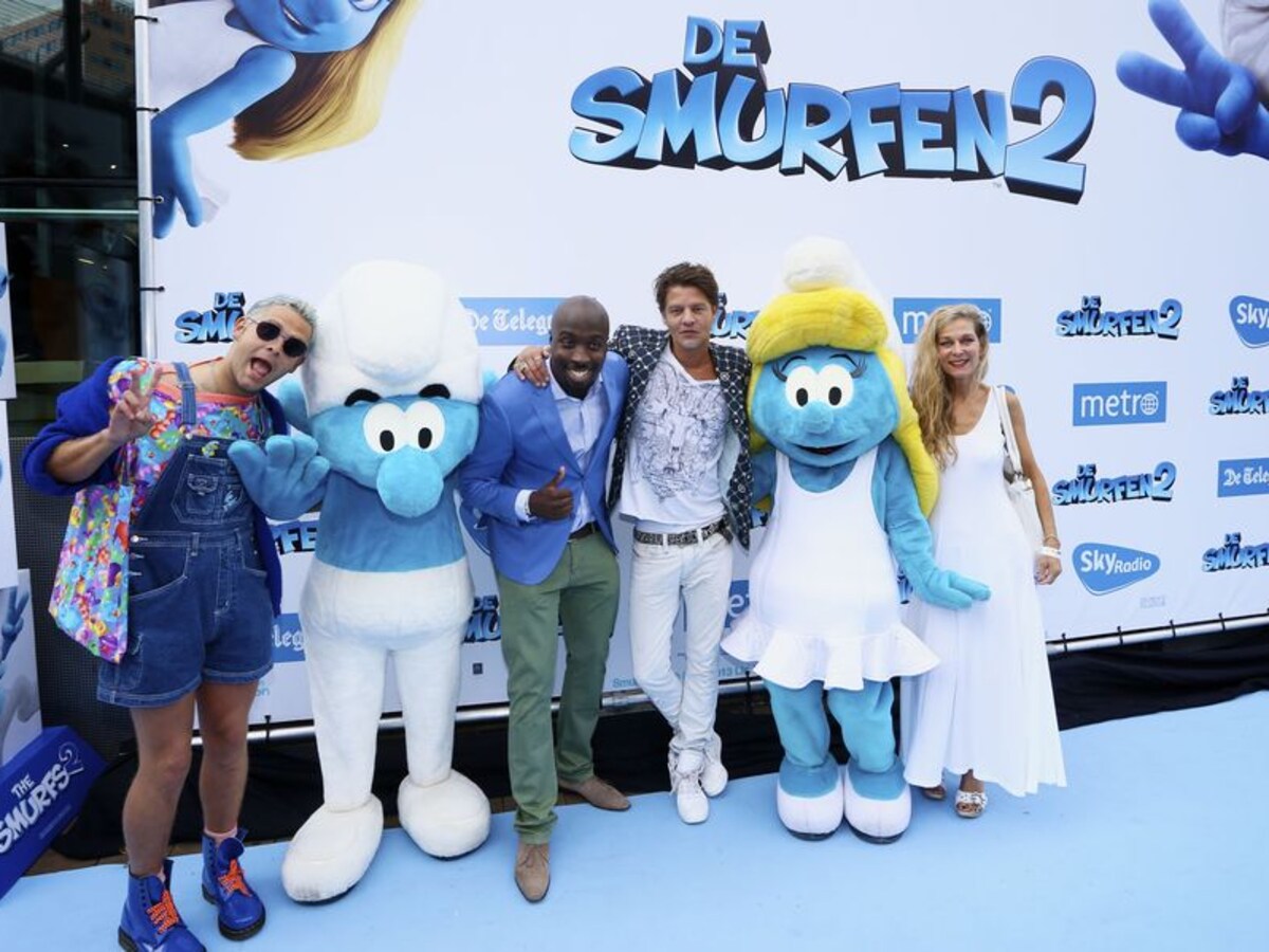 Smurfen 2 Onhandig 40237: Trapeze Smurf Hangend Aan Een Boom