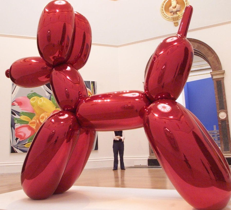 Veiling Balloon Dog van Jeff Koons geschat op 40 miljoen dollar | Het ...